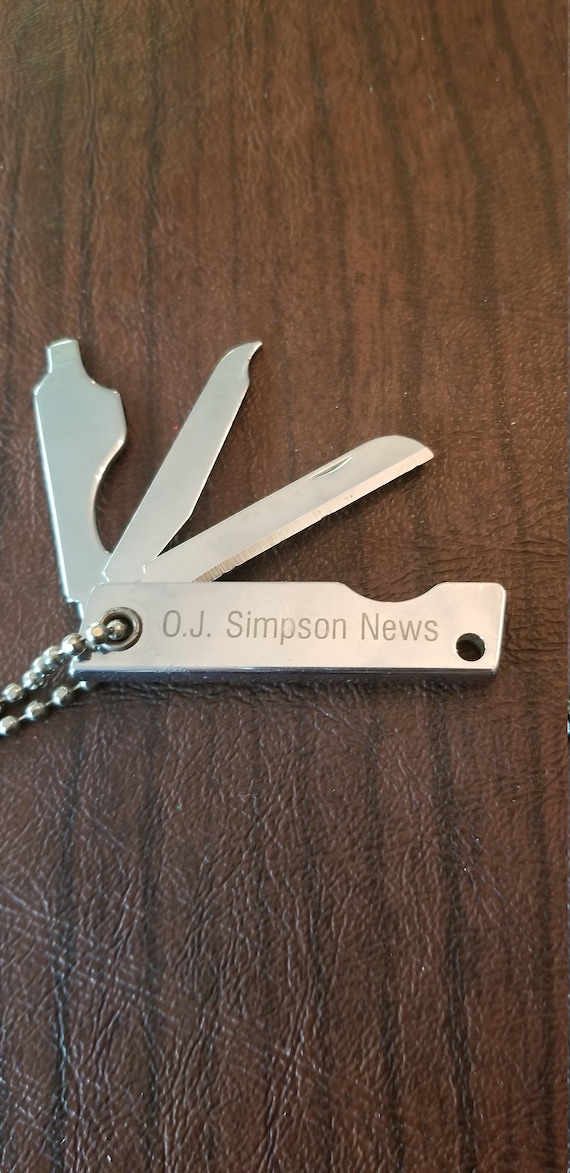 Vintage O.J. Simpson News Advertising Multi Tool Knife 1995 | Etsy