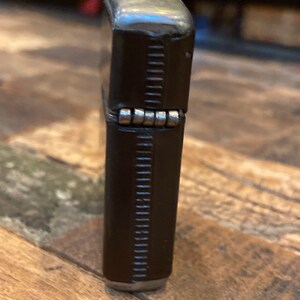 Vintage Champ Cigarette Lighter, Faux Leather Wrap With Fleur De Lis ...