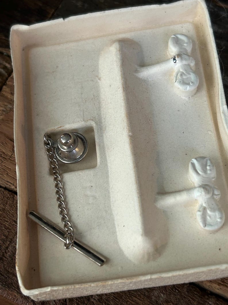 Swank 1960’s Silver Tone Caduceus Cufflinks, Vintage Medical Themed ...
