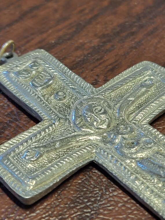 Dual-Sided Cross Pendant, Vintage Pectoral Cross/Cruc… - Gem