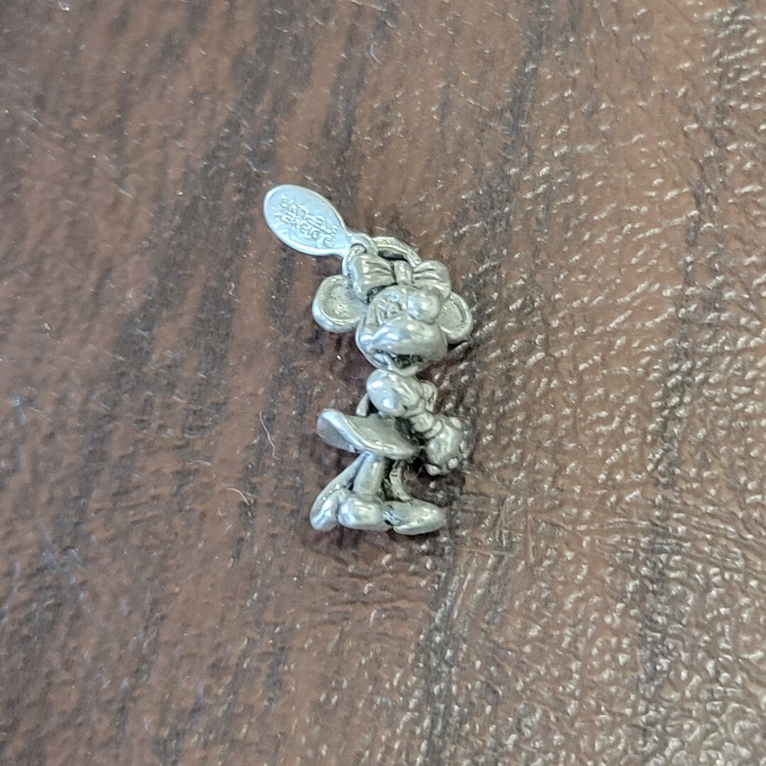 Vintage Sterling Silver Minnie Mouse Charm/pendant, Walt Disney ...
