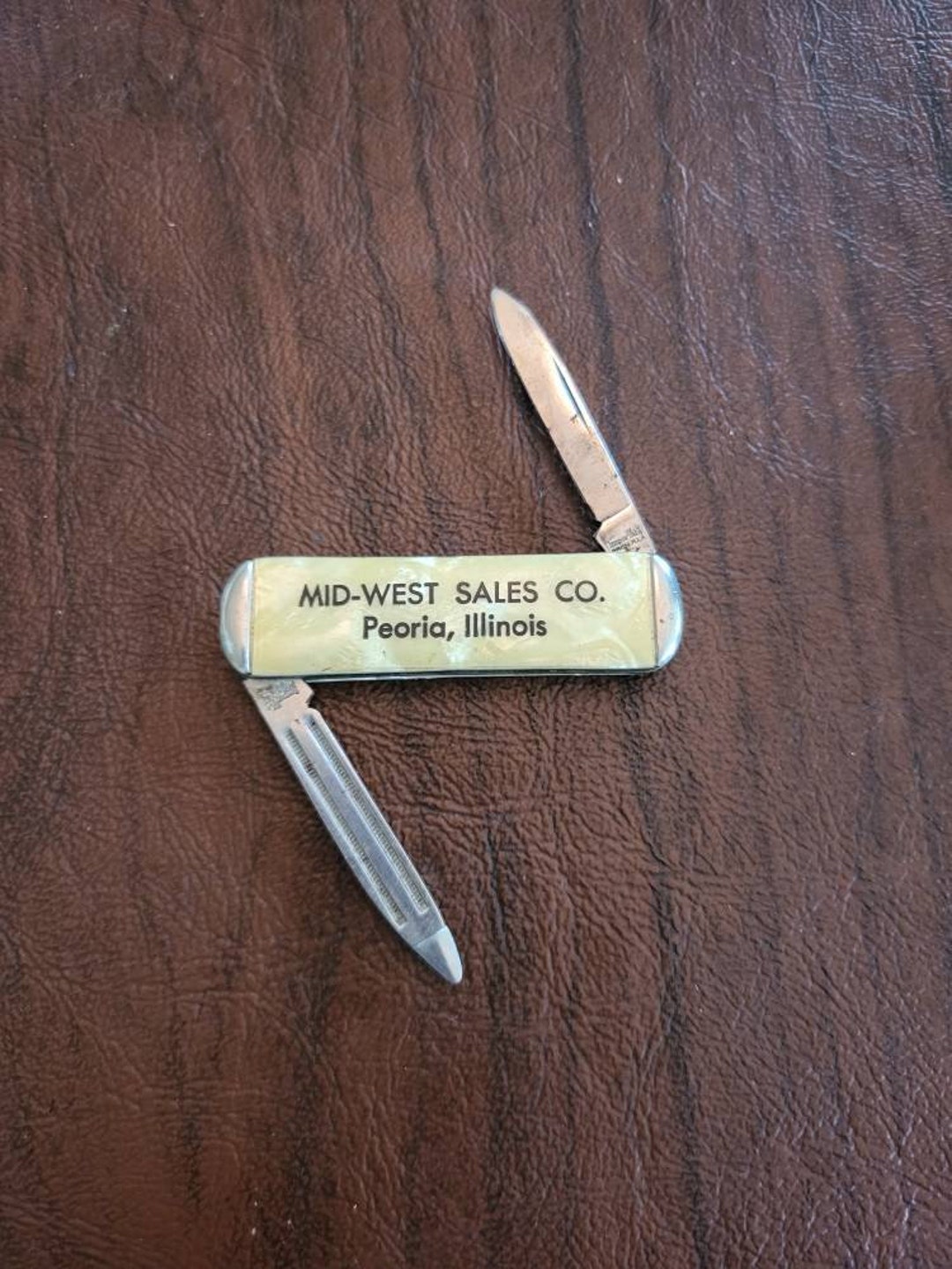 Vintage Imperial Advertising Pocket Knife With Faux Mother of Pearl ...