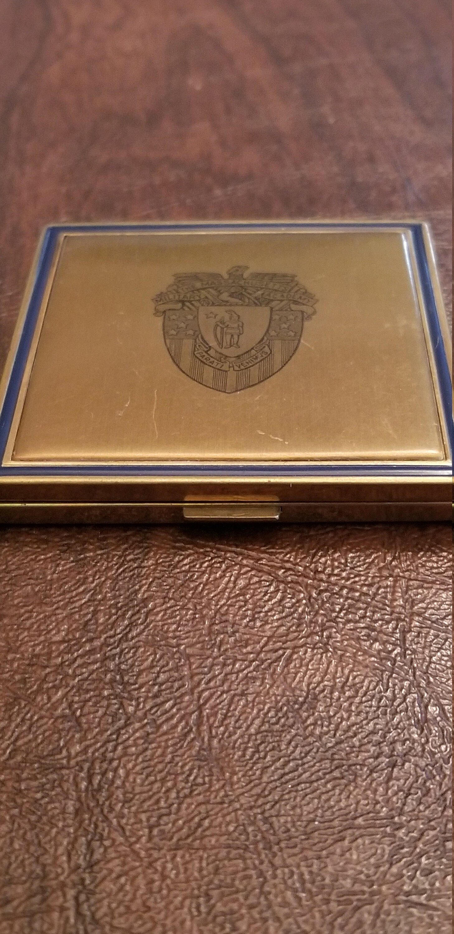 Rare Vintage Massachusetts Military Academy Powder Compact by | Etsy