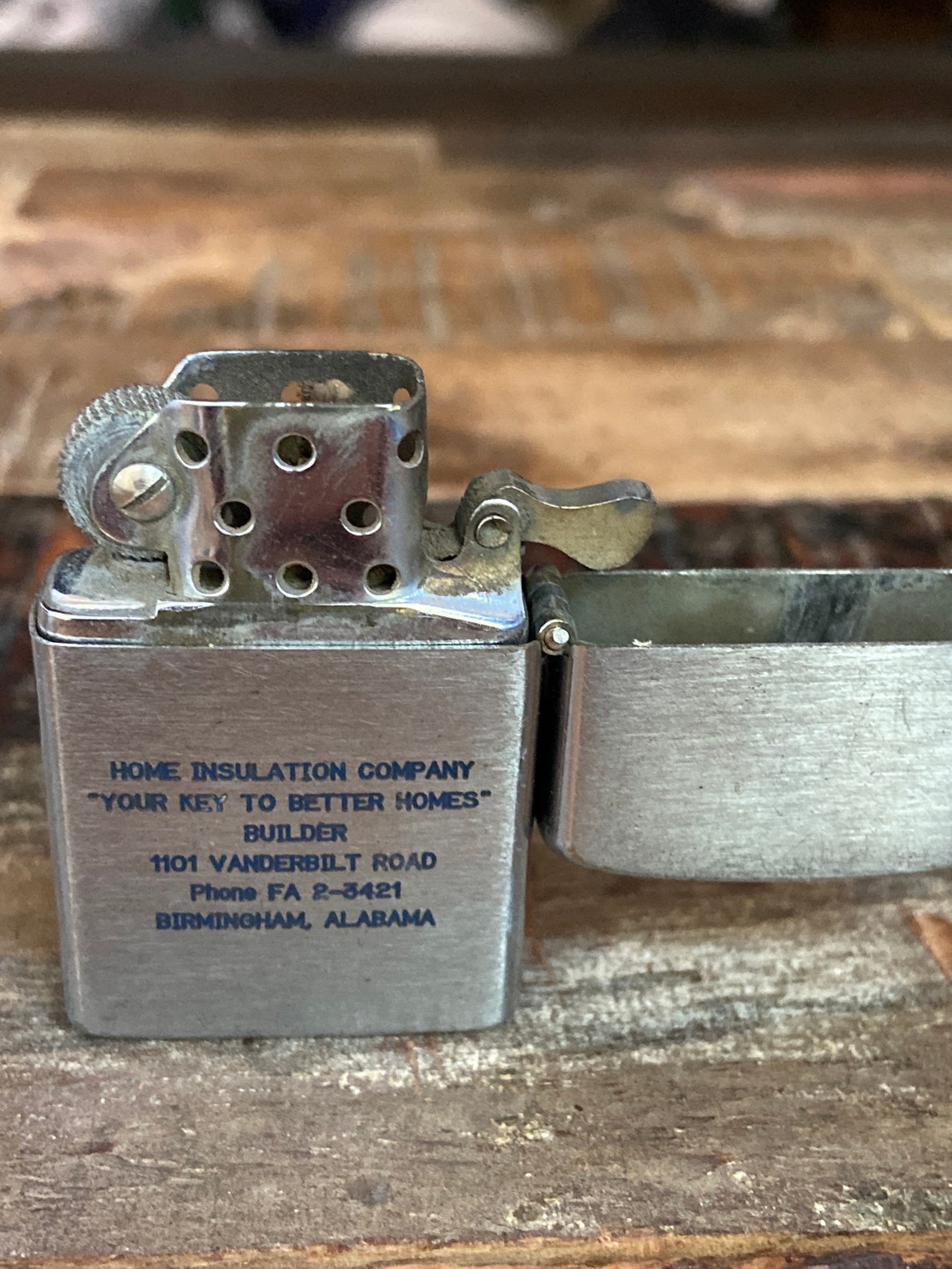 Vintage Vulcan Cigarette Lighter Advertising Kingsberry Homes, Home ...