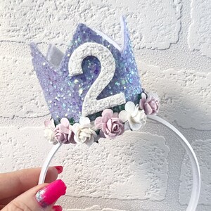 Crown on Alice Band, Birthday Crown, Party Hat, 1st Birthday Gift Ideas ...