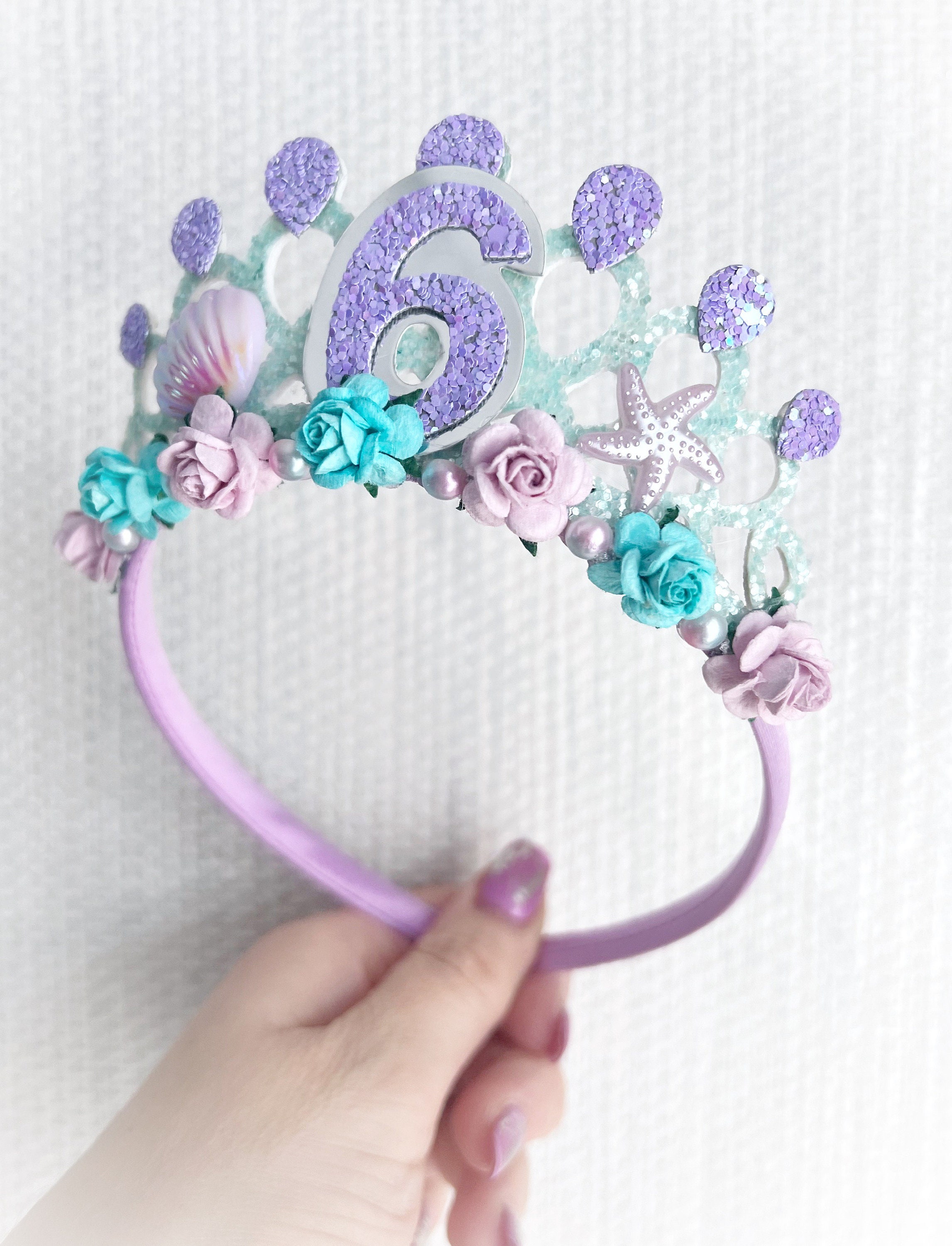 Mermaid Tiara Birthday Tiara Childs Birthday Tiara Mermaid - Etsy