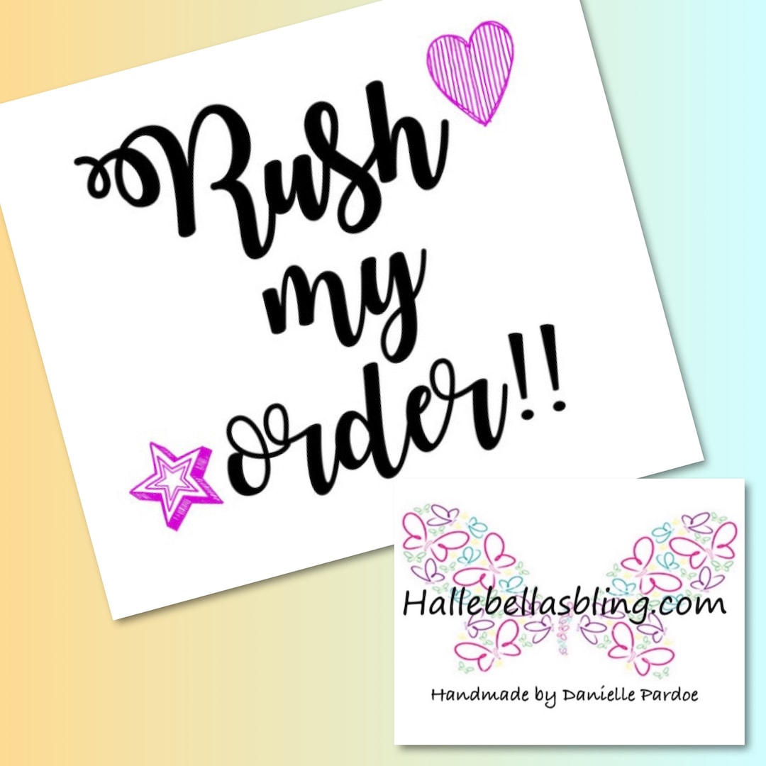 Rush Order: Prioritized Processing - Etsy UK