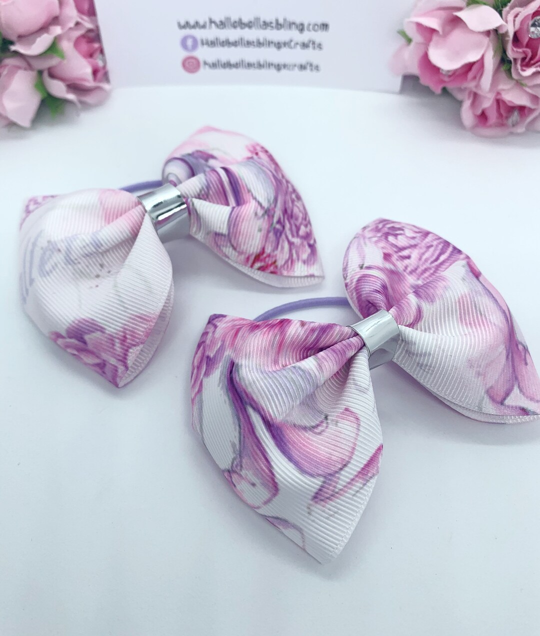 Stunning Pair of Ballet Ballerina Bows, Bunches, Pigtails Bows for ...