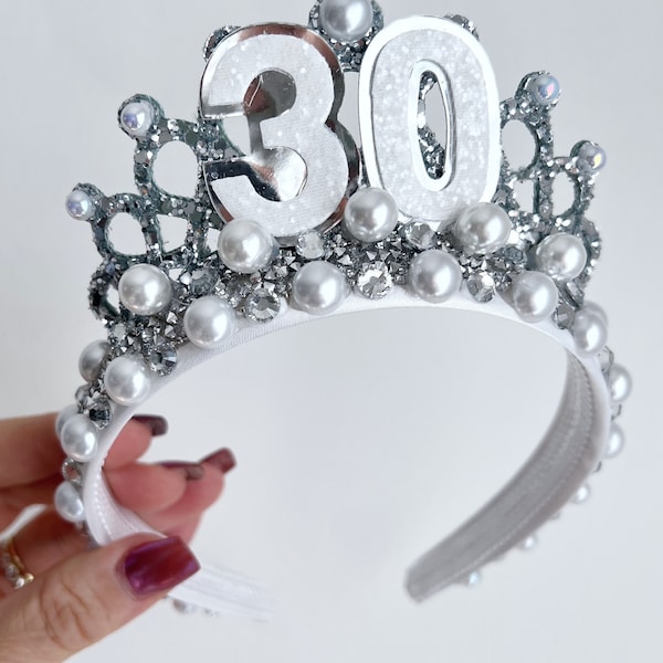 30th Birthday Crown - Etsy