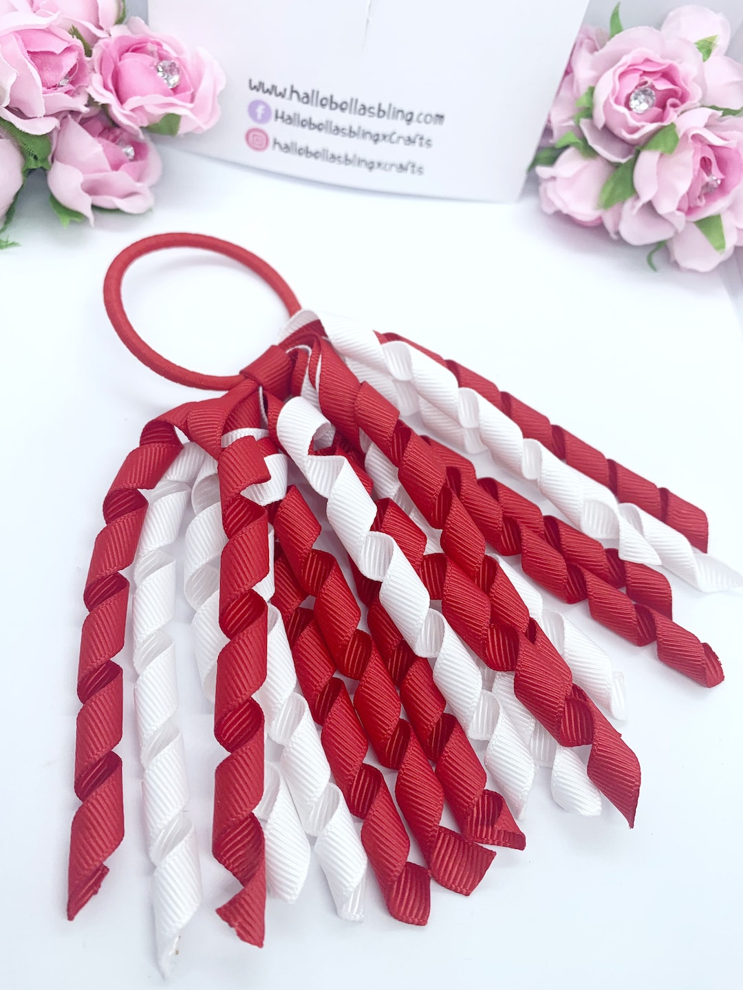 Stunning Pony Tail Streamers, Curly Corker Ribbon Bows, Curly Hair Bows ...