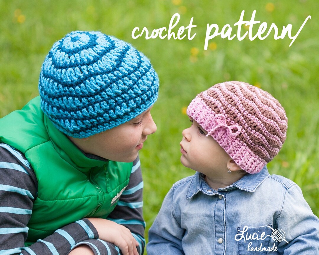 Crochet Hat PATTERN No.13 - Spring Hat Crochet Pattern, Autumn Hat ...