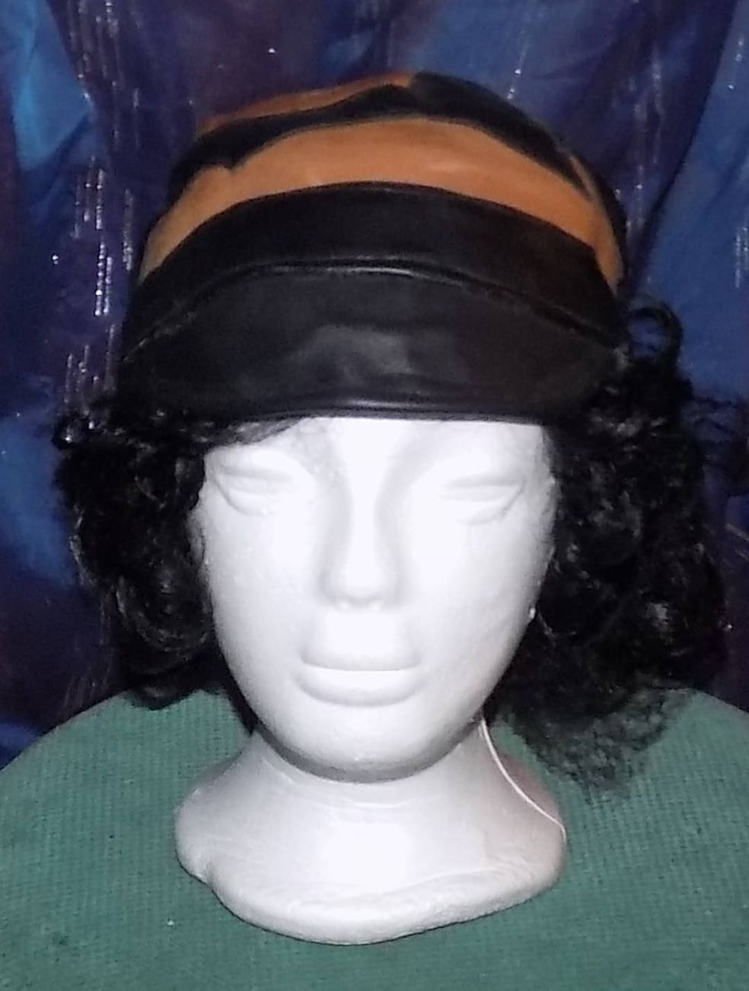 Leather-baseball-cap / Peaked Cap - Etsy