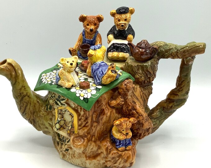 Perfect! TEDDY BEARS PICNIC Teapot by Paul Cardew Limited Edition ...