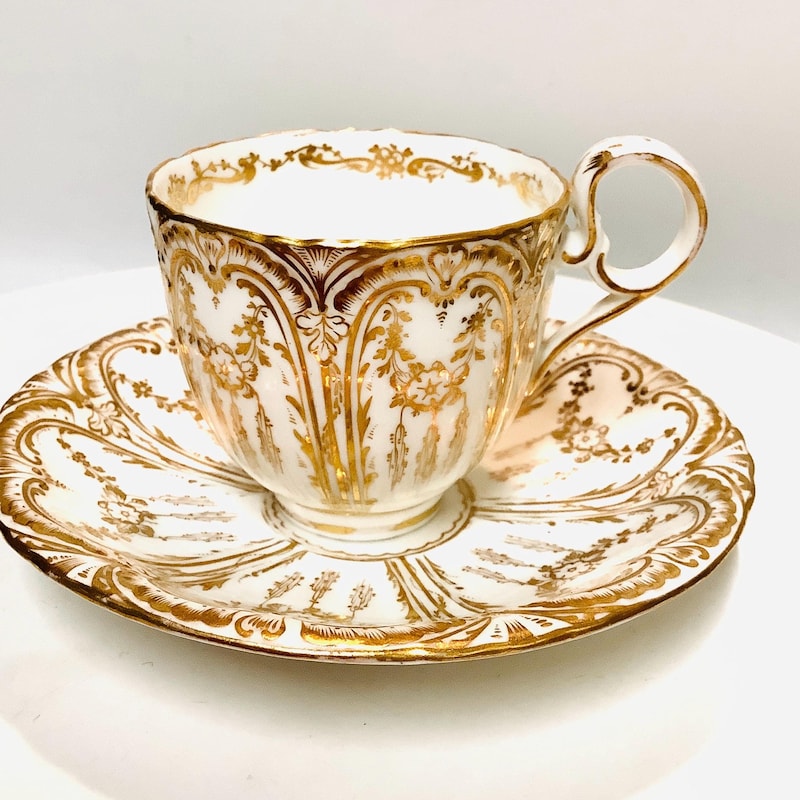 Gold Tea Cups - Etsy