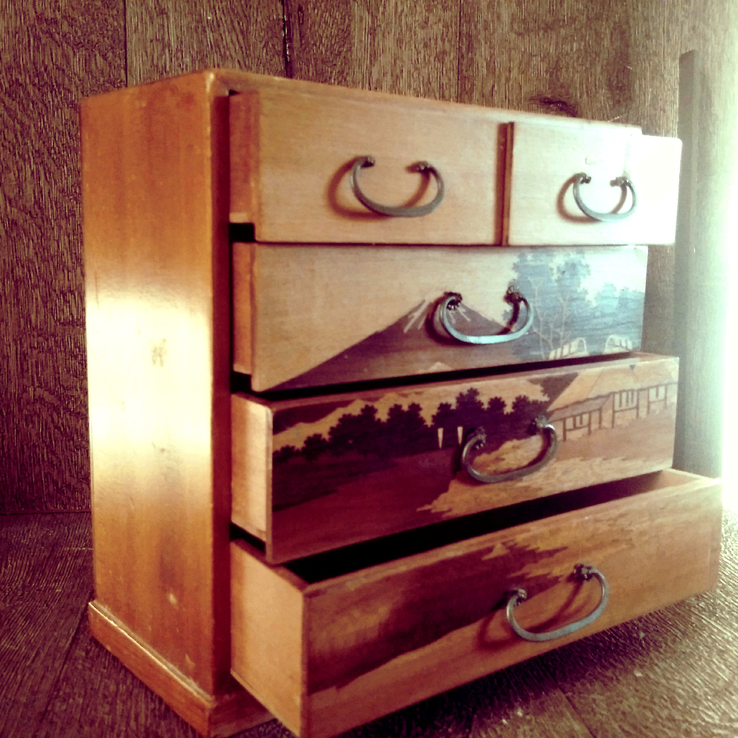 Mid-century Japanese Boxwood Table-top Jewellery Cabinet / - Etsy