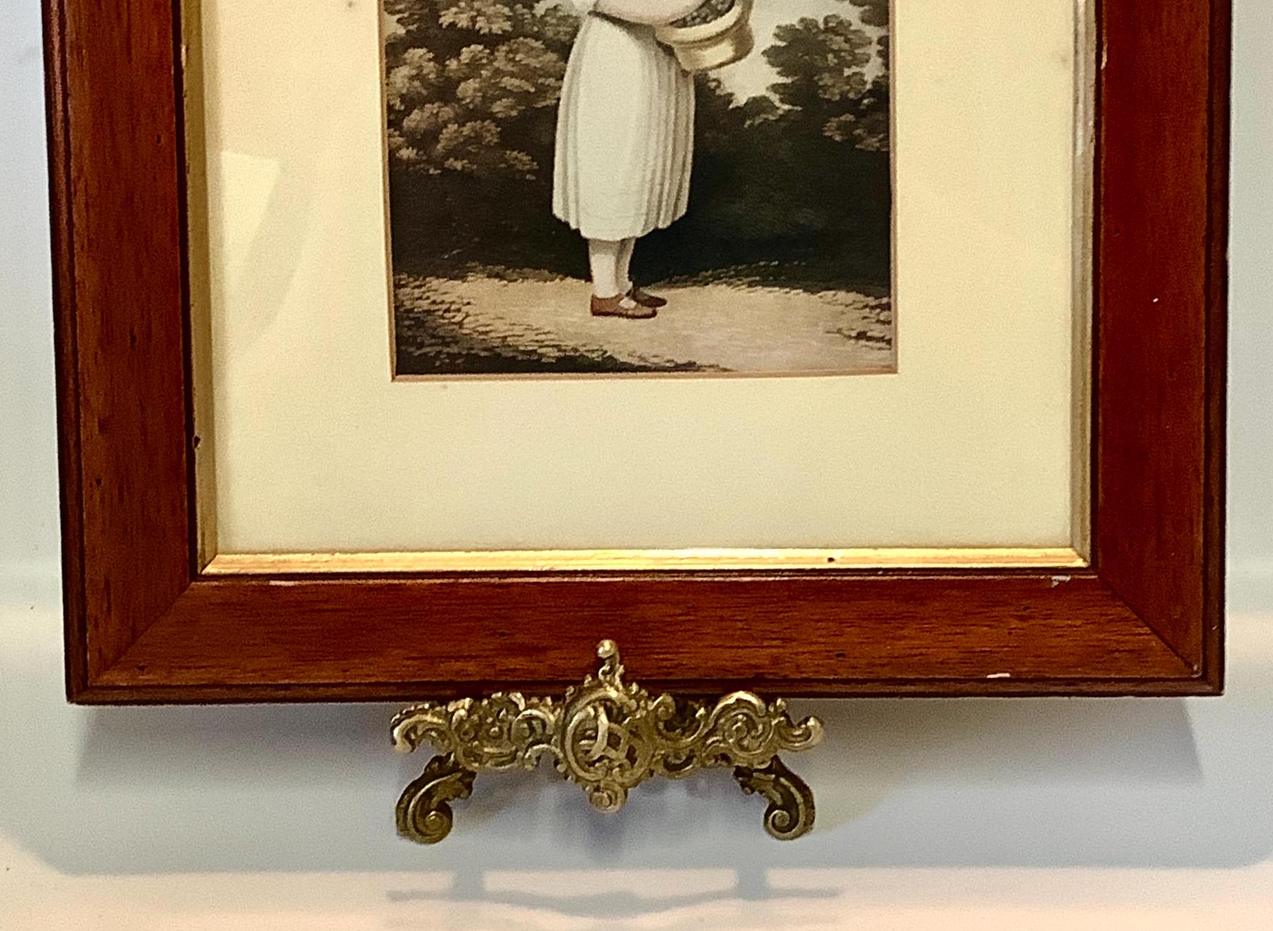 A Charming Framed Print “the Father’s Darling” by Irish Artist Adam ...