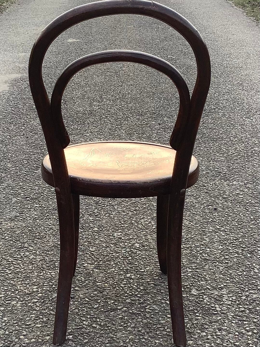 FISCHEL CZECHOSLOVAKIA BENTWOOD Folk Art Childrens Chair in - Etsy