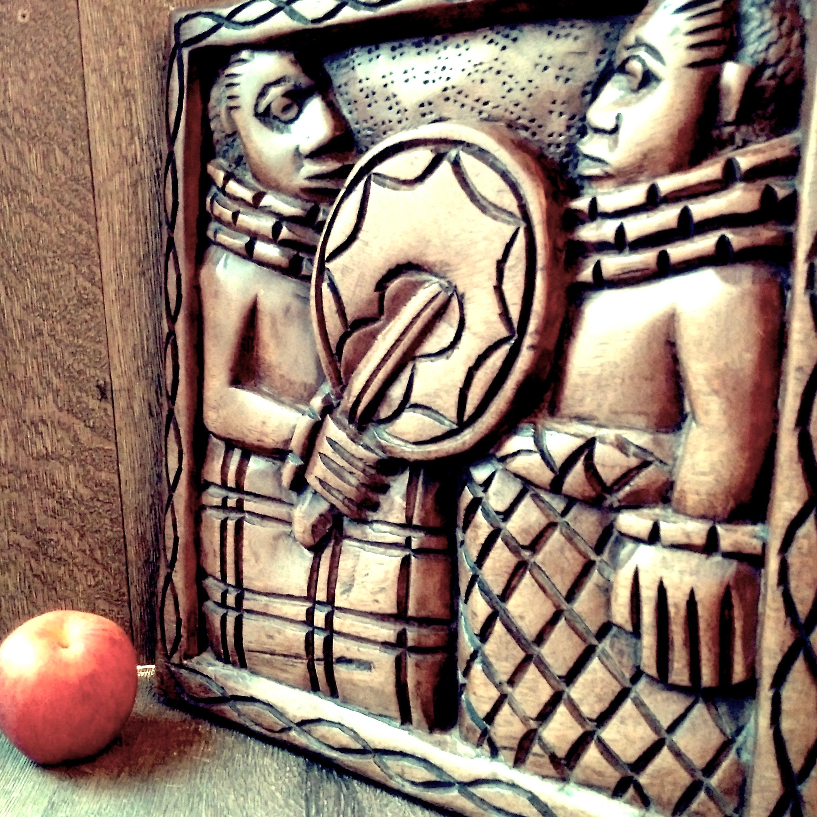 African Tribe Carved Wood BAS RELIEF STORYBOARD Panel - Etsy UK