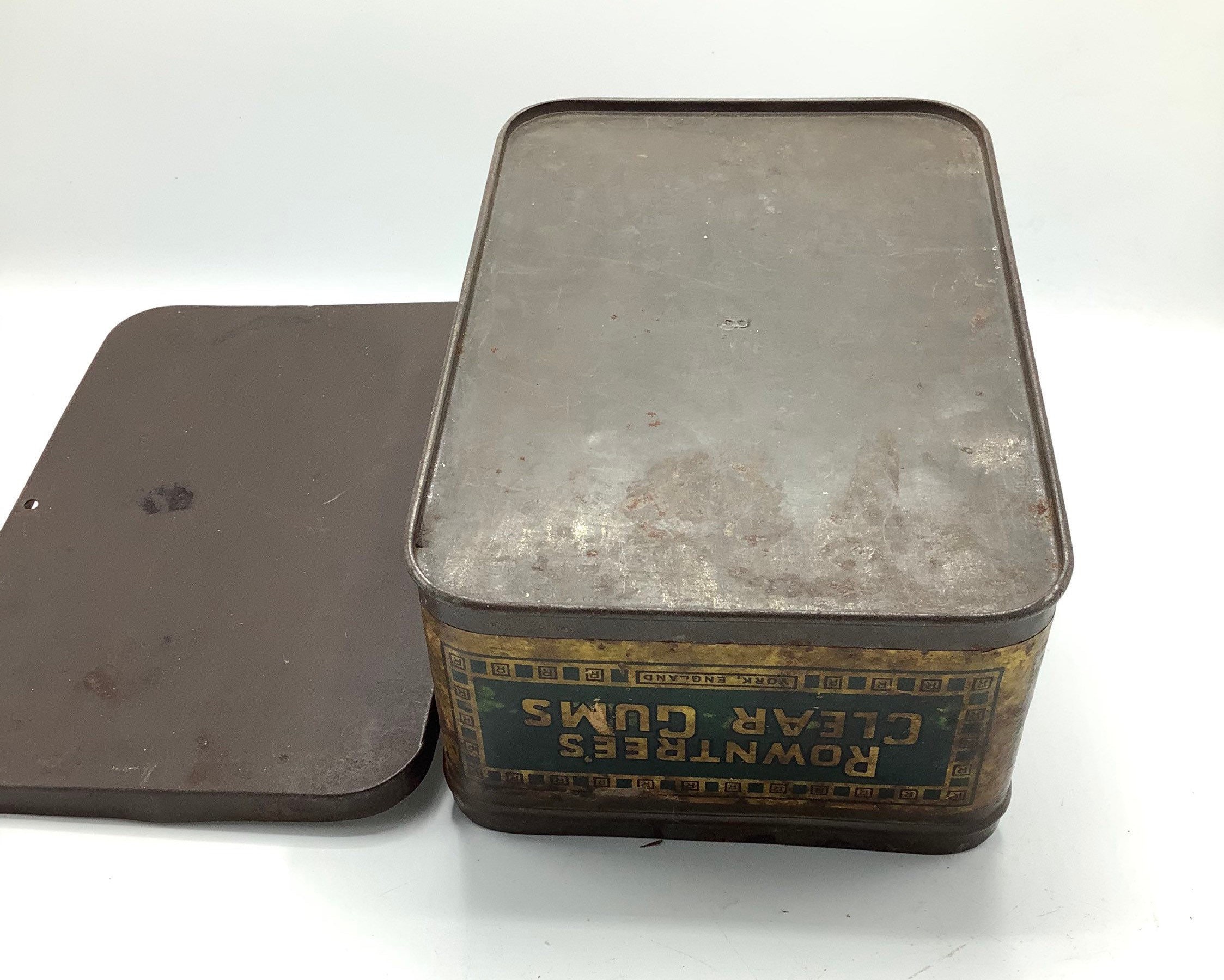 Large Vintage Shop Counter Display Tin for ROWNTREES CLEAR | Etsy