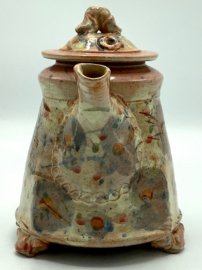 Original Hand-made Teapot Created by Willie Carter of Top Farm Pottery ...