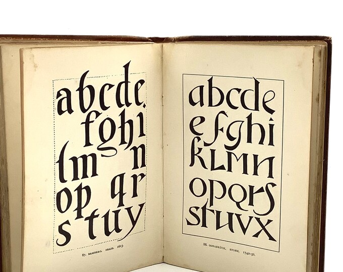 First Edition (1898) “ALPHABETS OLD & NEW” by Lewis F.day Featuring ...