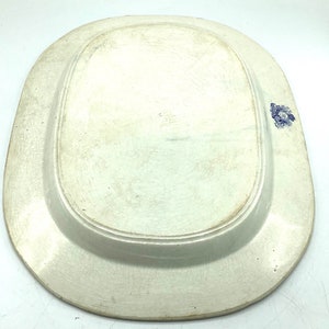 HUGE! Antique 19th Century Staffordshire Meat Plate With Willow Pattern ...
