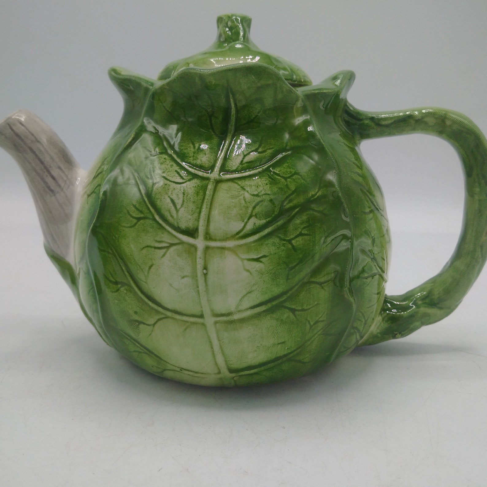 Vintage GREEN CABBAGE LEAF Tea Set / Quirky Afternoon Tea | Etsy