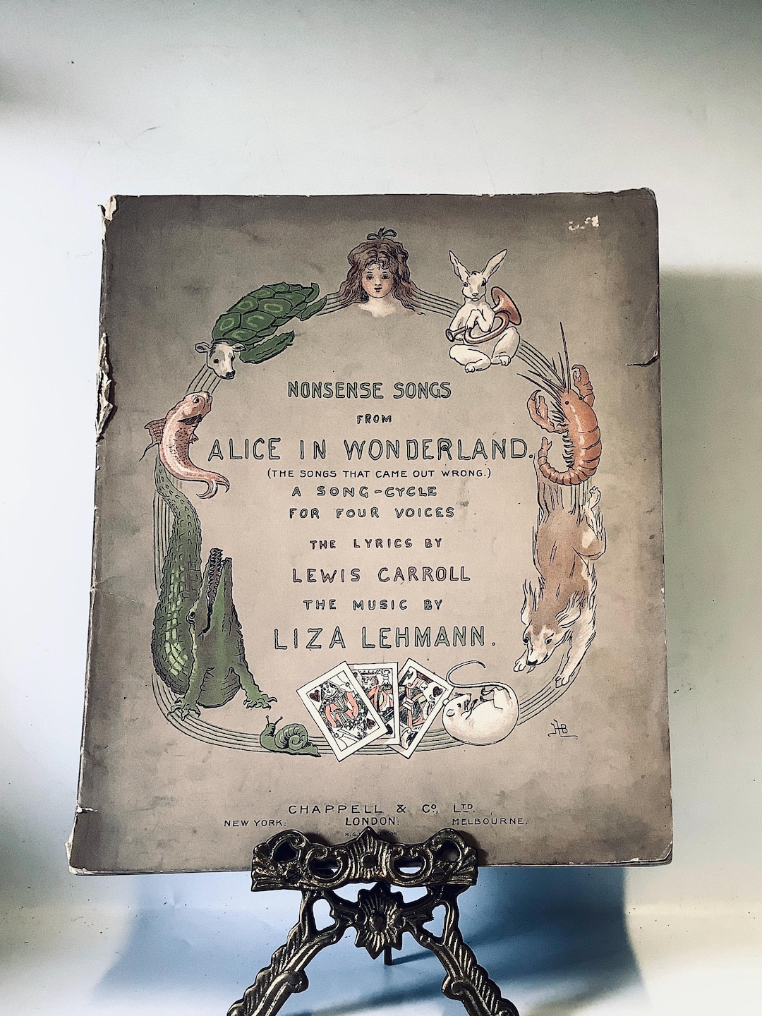 Includes Free Alice Song Sheet! Very Rare 1st Edition of ALICE in ...