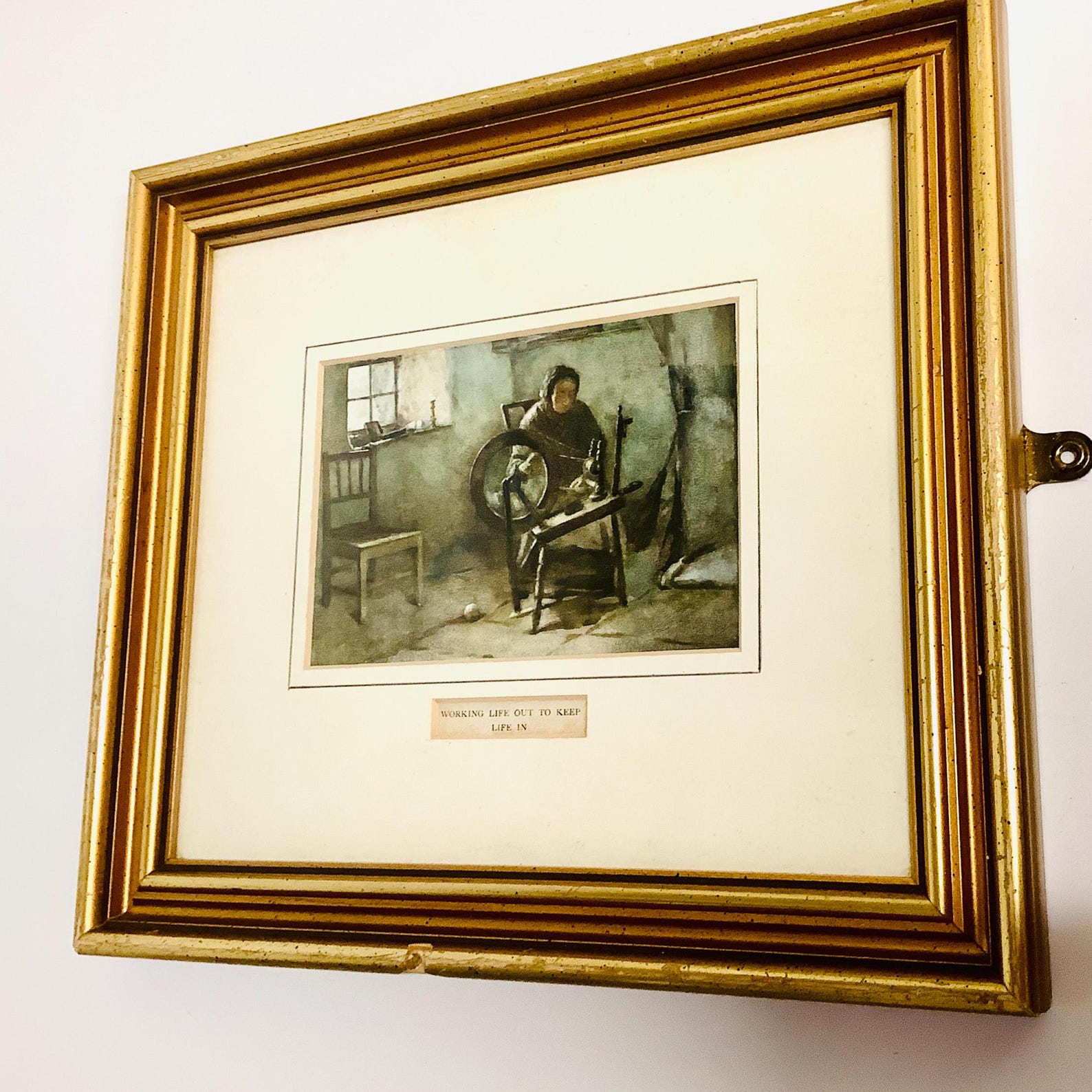 Vintage Framed Print by Scottish Artist Henry John Dobson (born 1858 ...