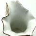 Antique Porcelain Jug With Ornate Handle and Furled Collar / Unusual ...