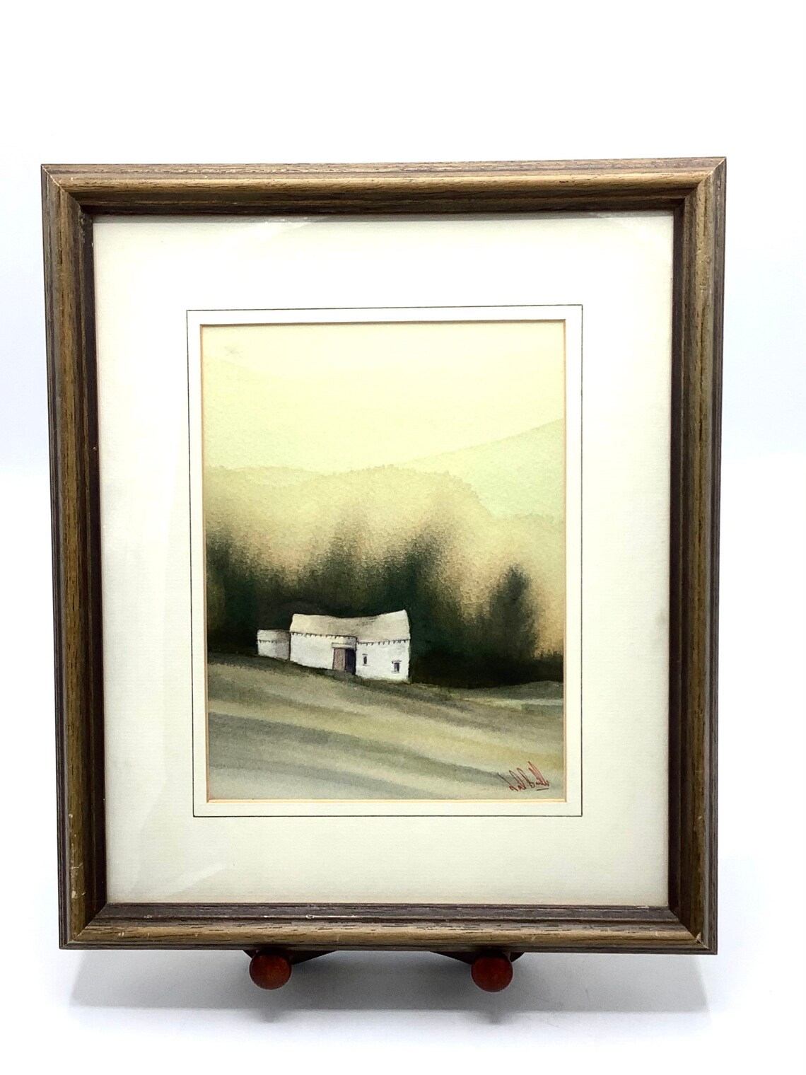 TRADITIONAL SCOTTISH CROFT Watercolour Signed by Artist / Painting of ...