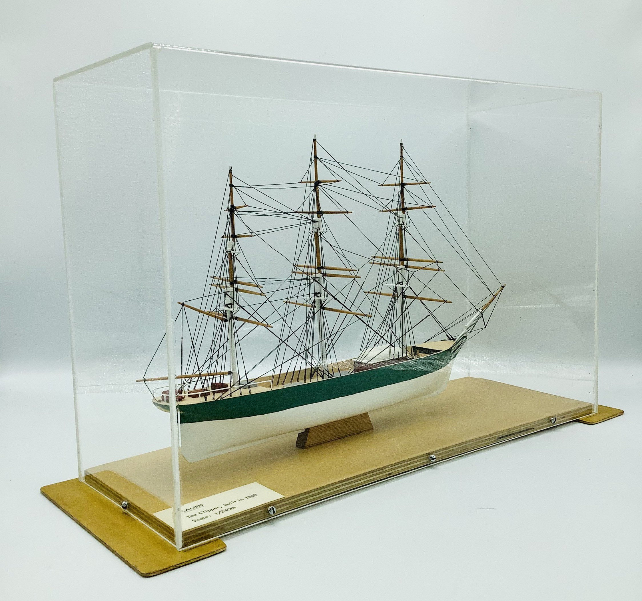 Impressive CALIPH TEA CLIPPER 1:240 Scale Model Custom Made - Etsy ...