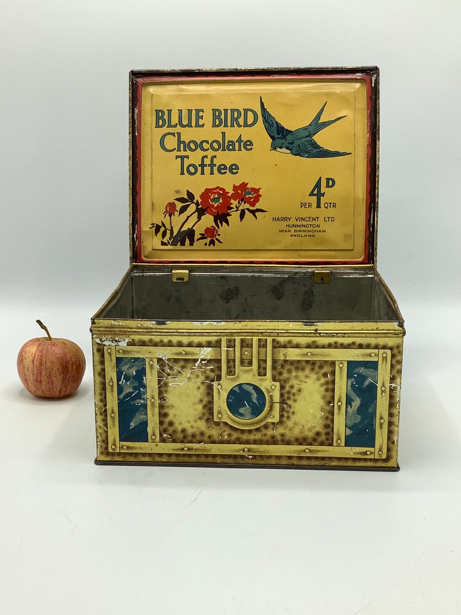 Vintage Blue Bird Toffee Counter Display / English | Etsy