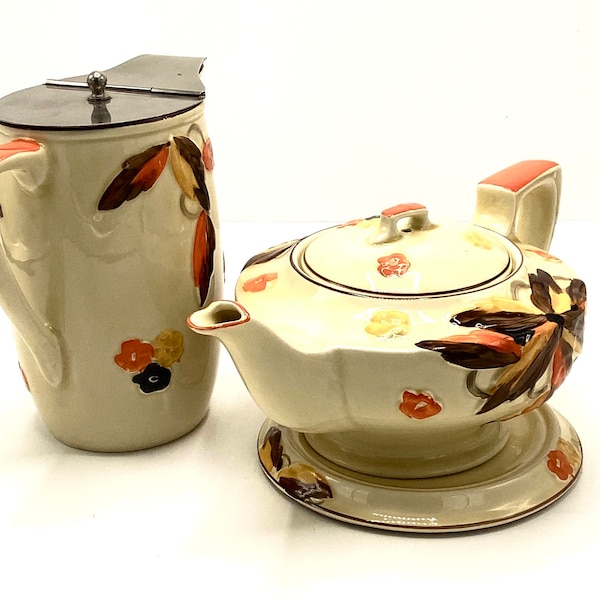 Art Deco Teapot - Etsy