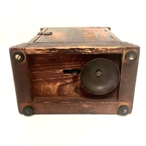 Antique Casement Mantel Clock With Clockwork Movement and Chime ...