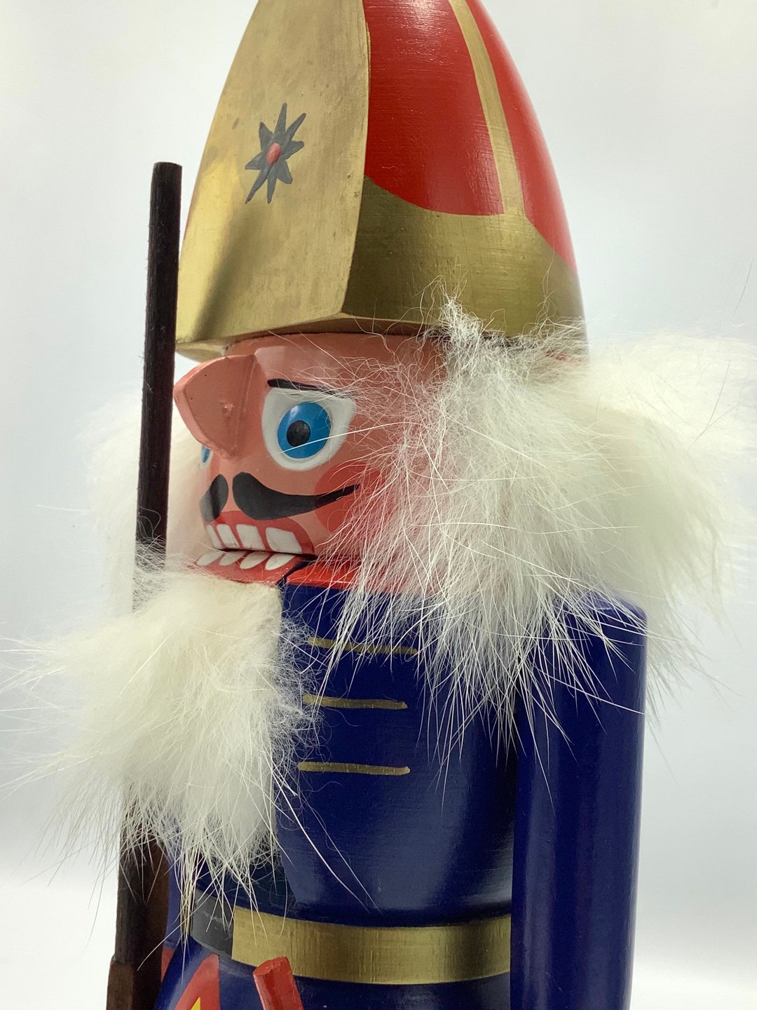 Hand-made 30 Cm German Christmas Nutcracker With Original Box ...