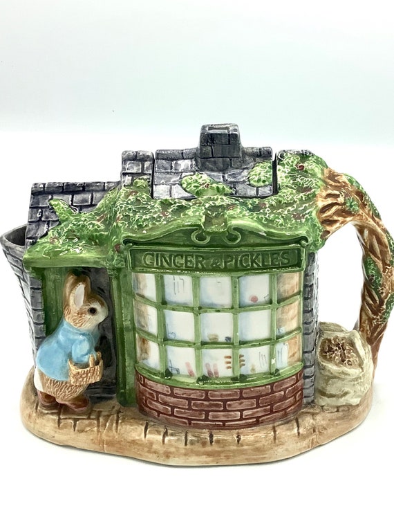 Perfect LARGE PETER RABBIT Teapot by Border Fine Arts & - Etsy UK