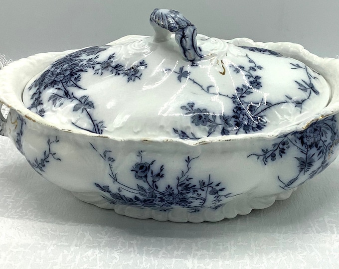 Royal Semi Porcelain Princess Pattern Booths England Oval Platter - Etsy