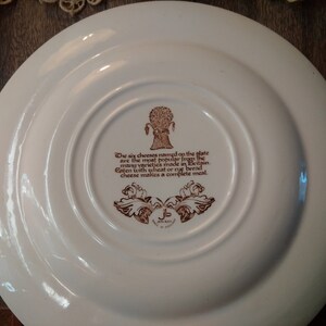 JOHN BUCK POTTERY "british Bread & Cheese Plate", Perfect Prop for Café ...