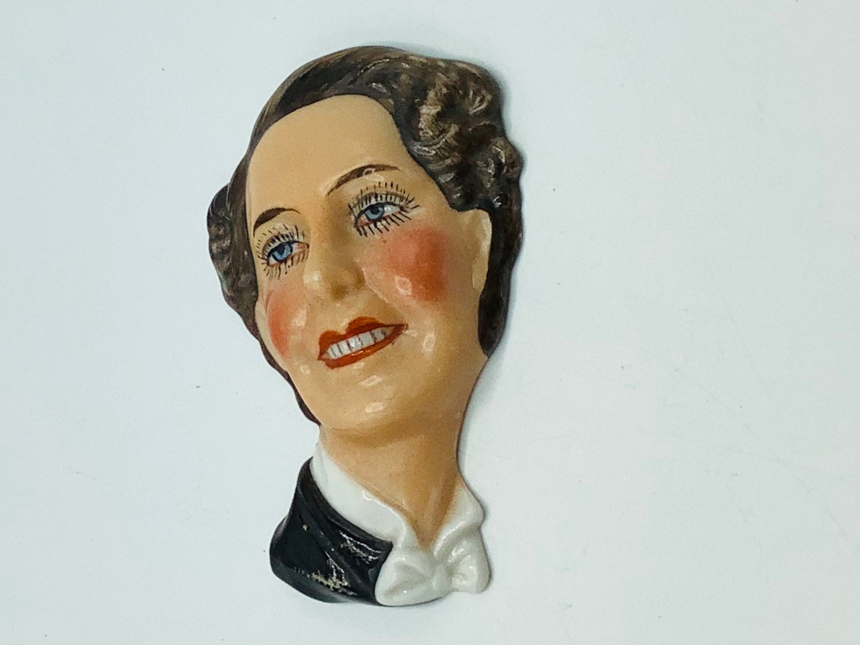 Miniature Art Deco Pottery Mask “moira Shearer” / Wall Plaque for Dolls ...