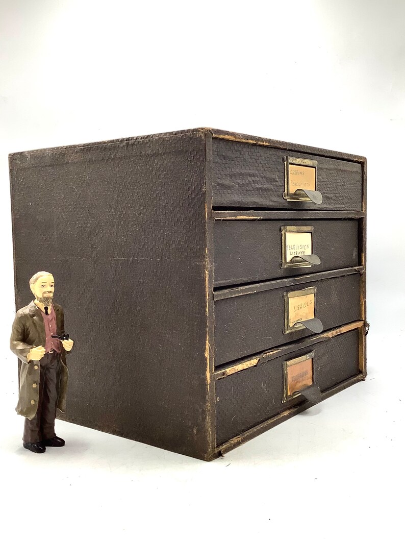 Vintage English GPO general Post Office Counter Top Storage - Etsy