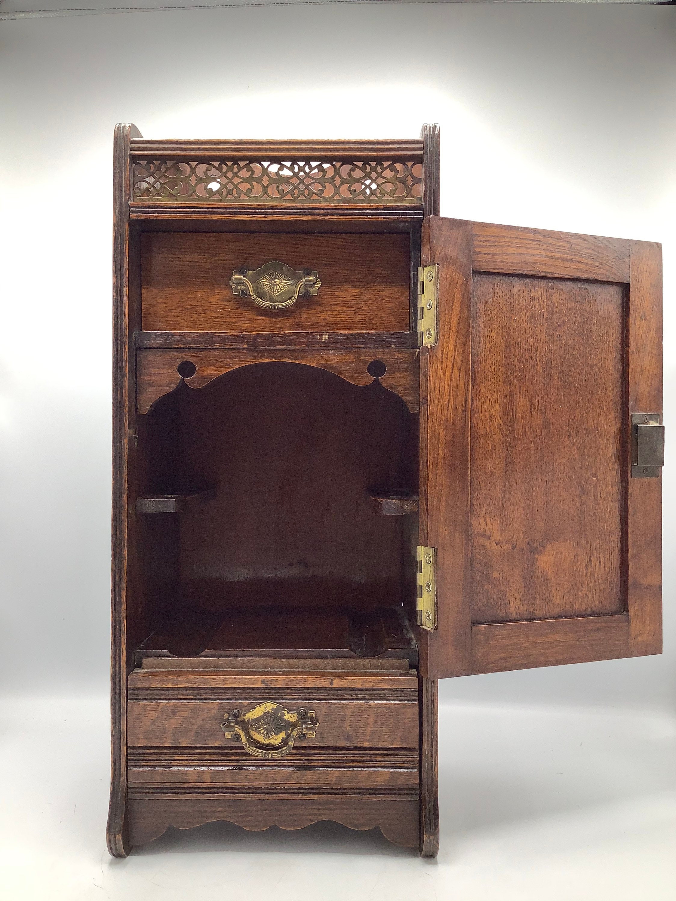 19th Century Arts & Crafts Smokers Cabinet Made in England / - Etsy