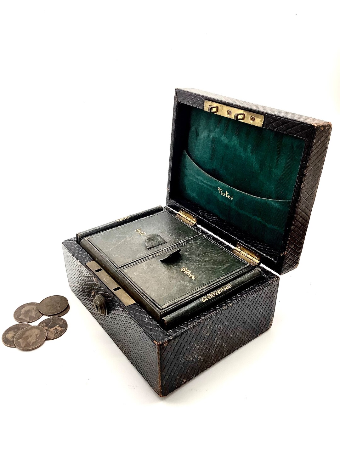 Victorian Travelling Salesman’s Cash Case With Bramah Lock / Antique ...
