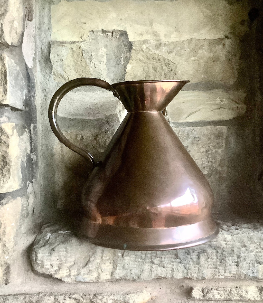 Large One Gallon British Copper Ale Jug With “ER Under a Crown” for the ...