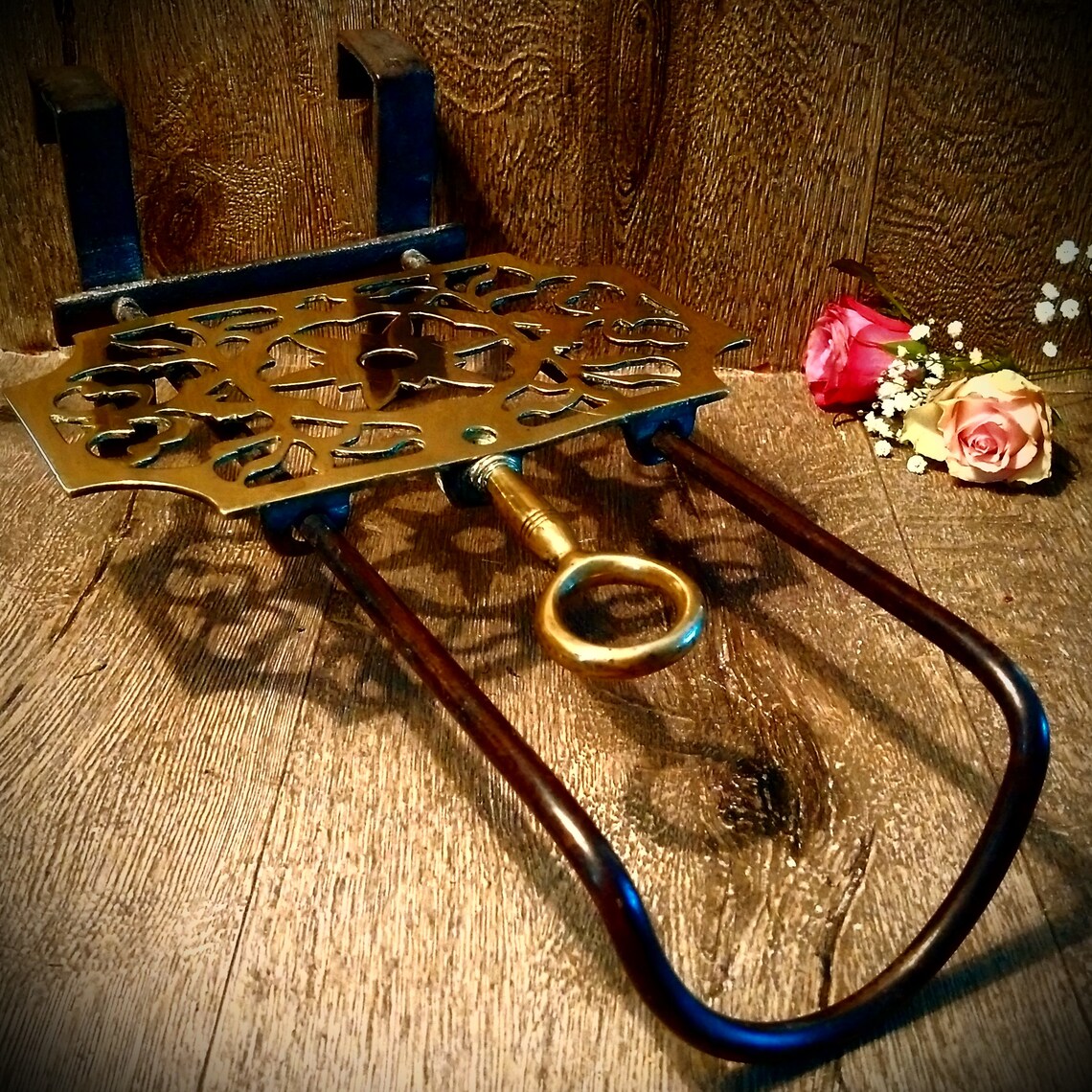 Antique 19th Century ADJUSTABLE VICTORIAN TRIVET, Original English ...