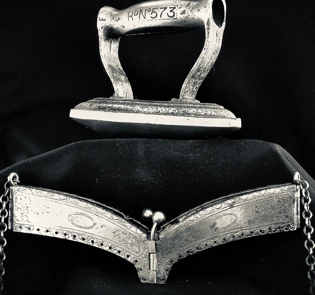 Rare Antique Victorian Haberdashery Accessories, Edwardian Silver Plate ...