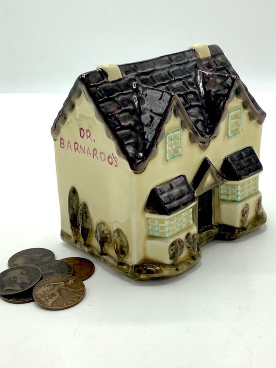 Dr. Barnardos Pottery Money Box / Mid-century Sponsored - Etsy