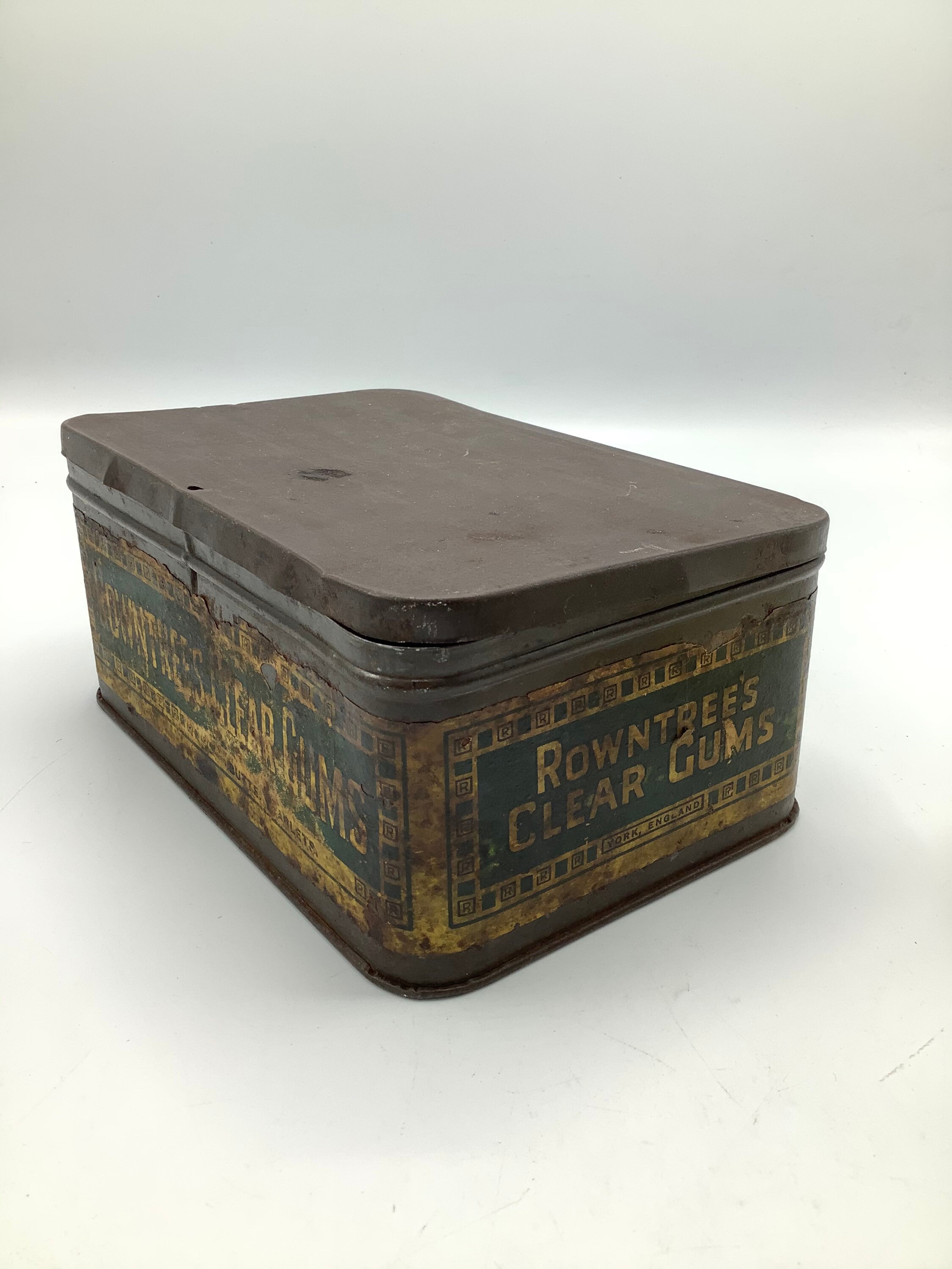 Large Vintage Shop Counter Display Tin for ROWNTREES CLEAR | Etsy