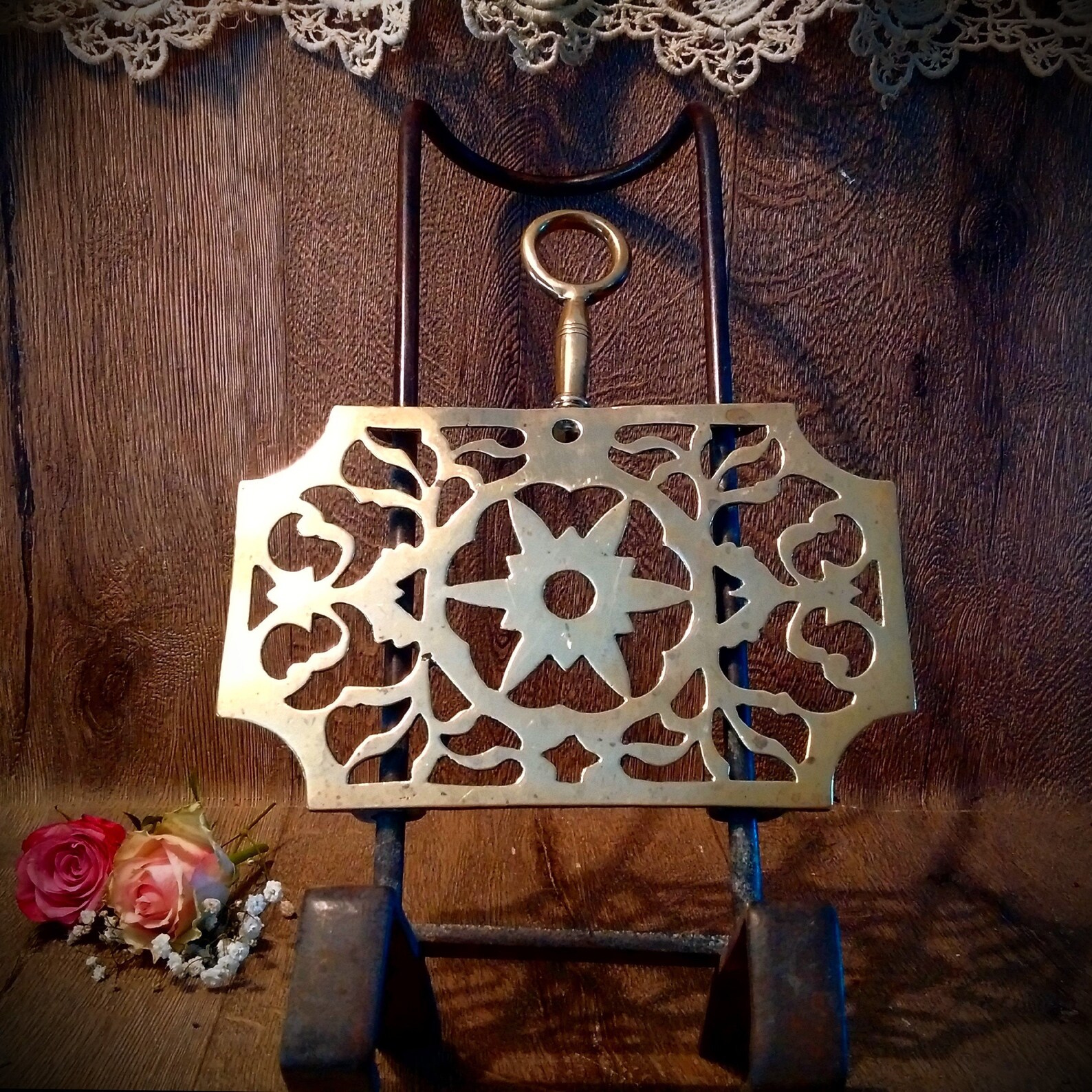 Antique 19th Century ADJUSTABLE VICTORIAN TRIVET Original | Etsy