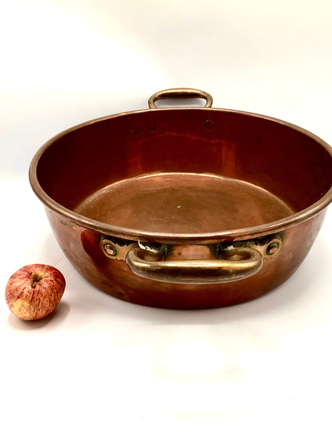 Huge 19th Century BENHAM & FROUD COPPER Pan / Heavy Double-handled ...